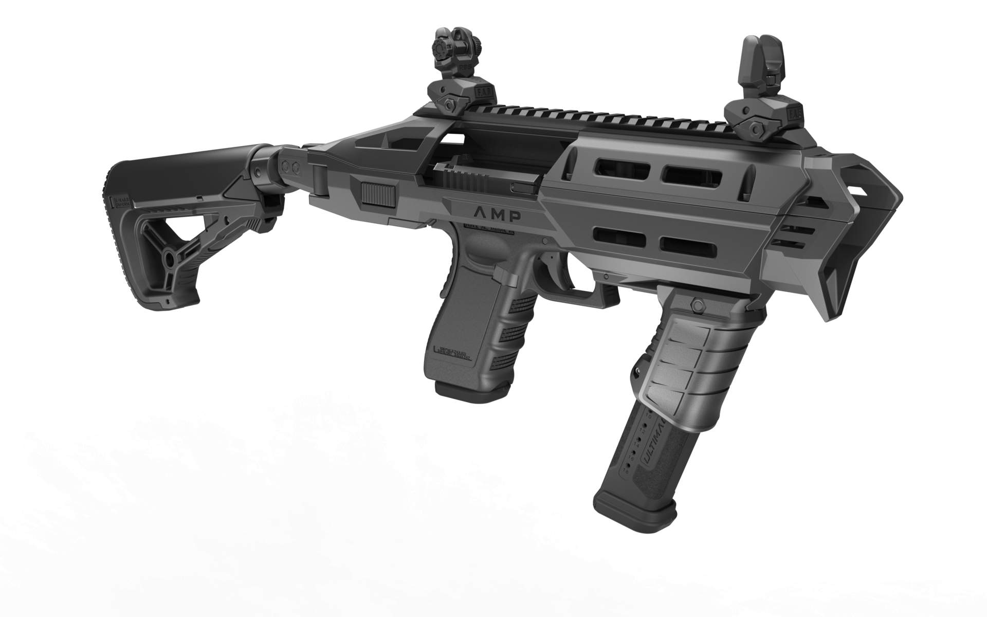 AMP M4 PRO - AMP PRO with a collapsable stock system | FAB Defence